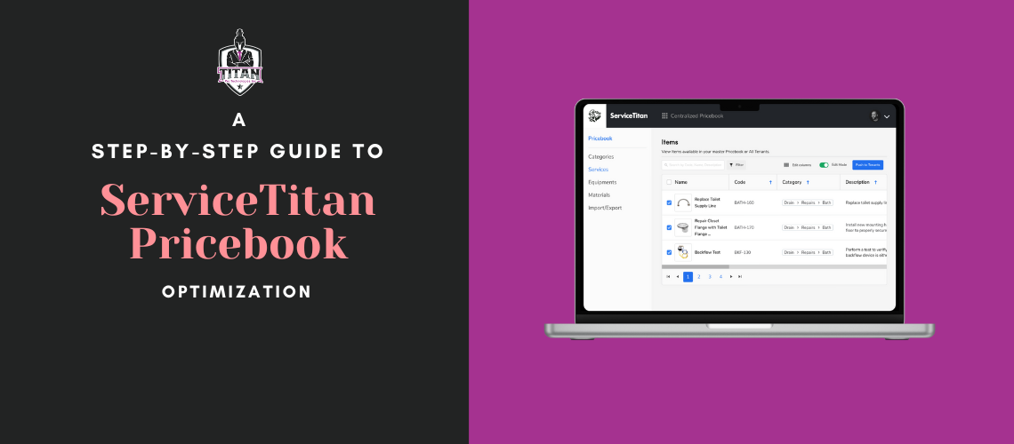 ServiceTitan Pricebook Optimization: A Step-by-Step Guide